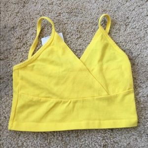 Brandy Melville | Tops | Brandy Melville Yellow Amara Tank Top | Poshmark
